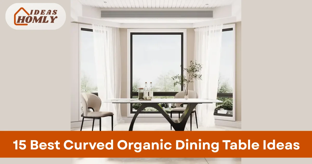 15 Best Curved Organic Dining Table Ideas Fluid Design Guide